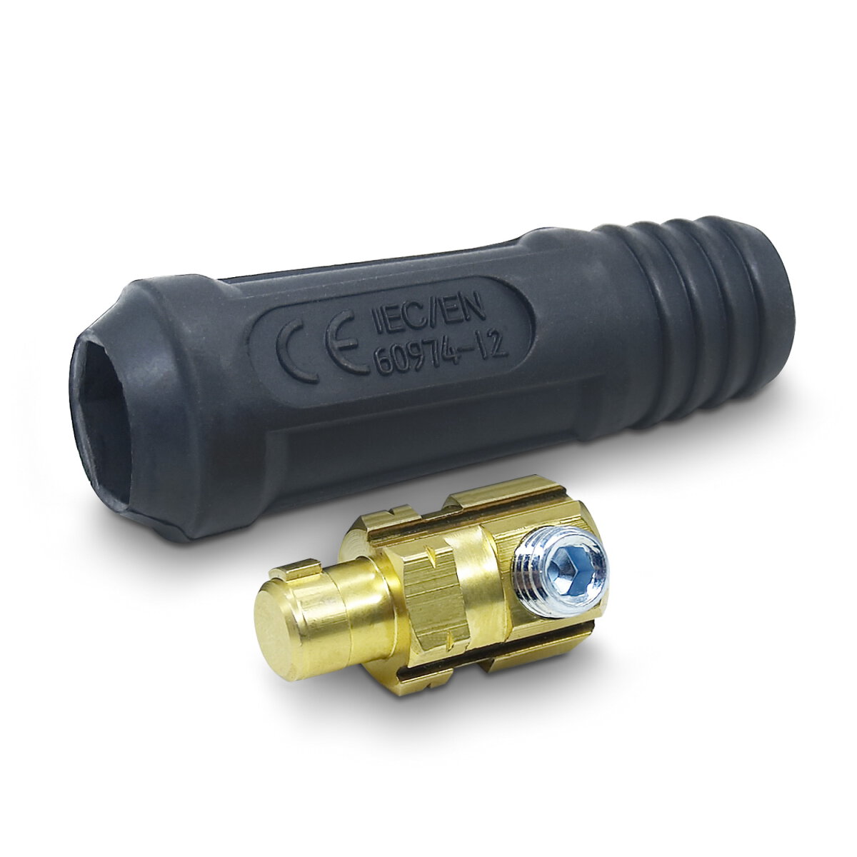 Welding cable plug / ground plug SK 10-25 mandrel Ø 9mm | VECTOR WELD ...