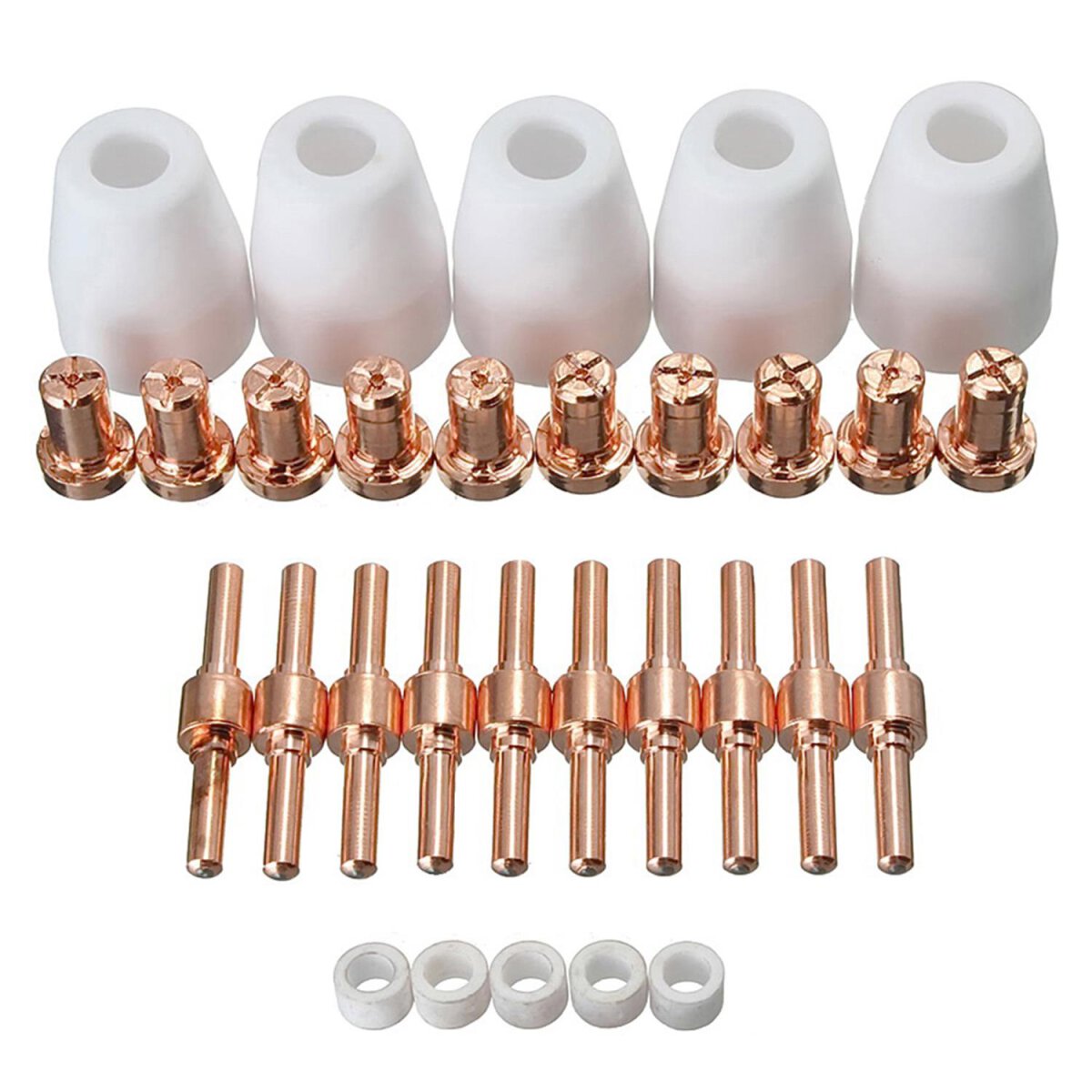 SET: Wear parts for plasma cutting torch / plasma accessories set 30 ...